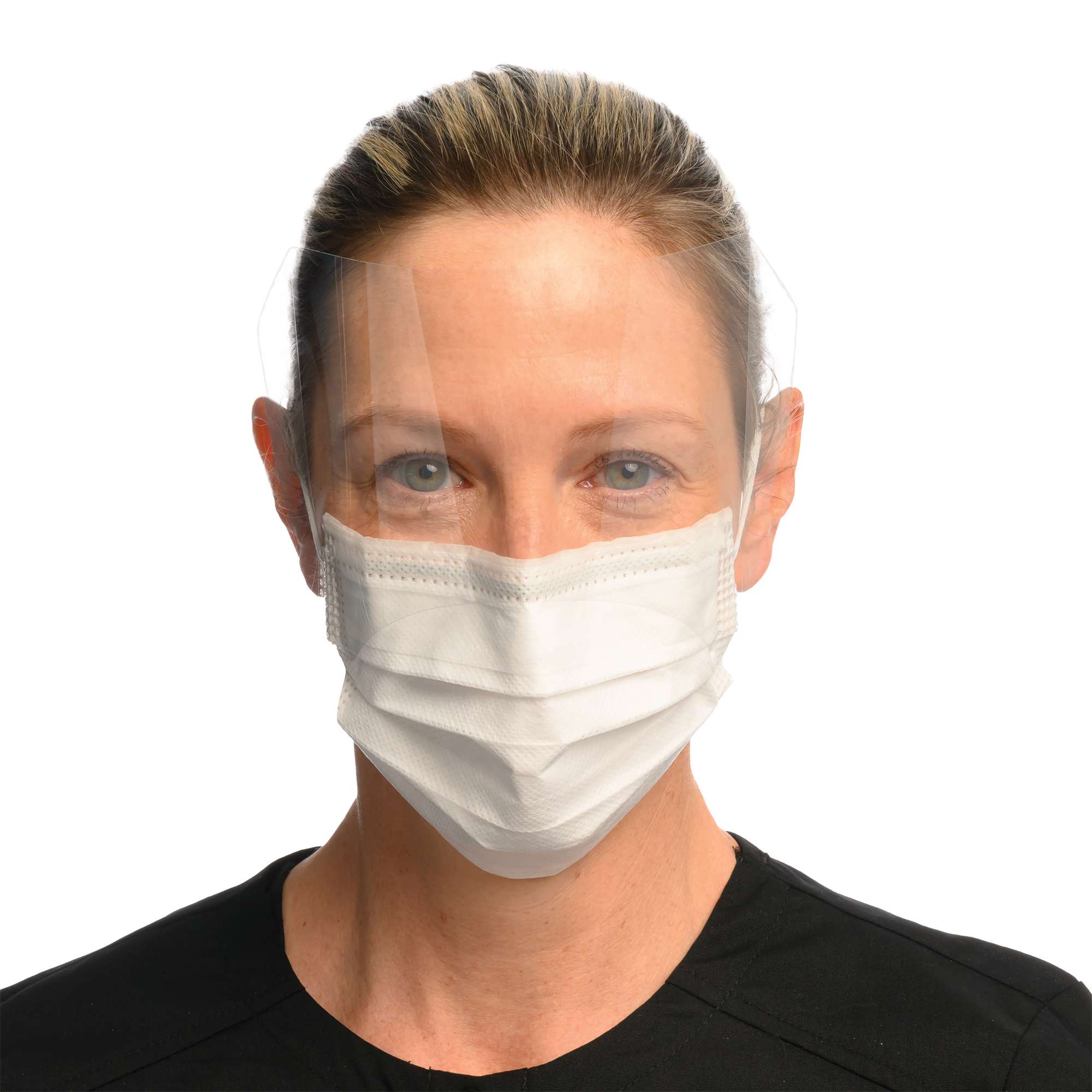 Crosstex™ Ultra™ Sensitive FogFree™ Earloop Mask with Shield GCPWS ...